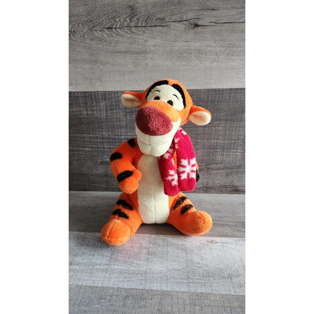 Vintage Best Made Toys Winnie the Pooh Tigger Winter Scarf Plush ...