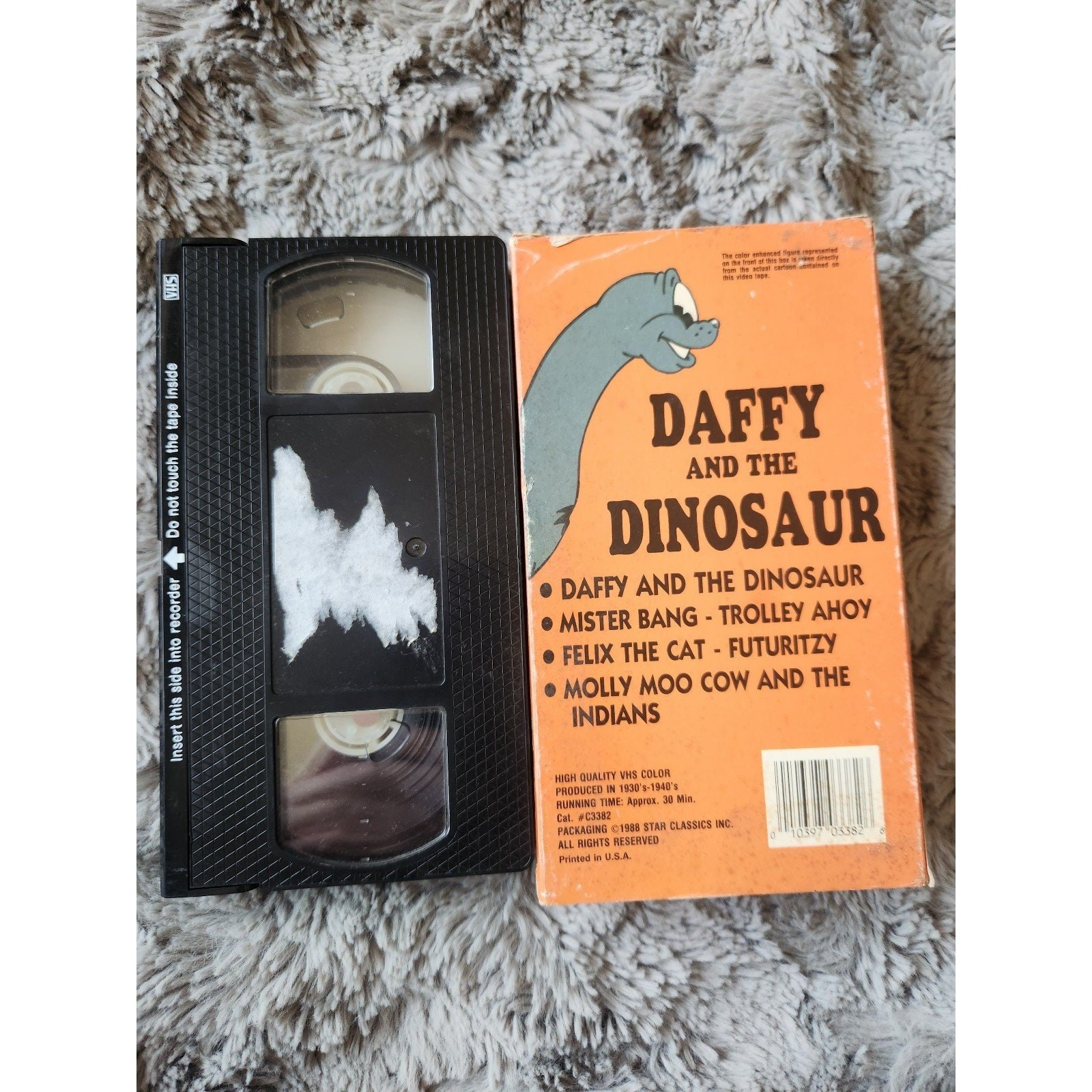 Daffy and the Dinosaur VHS Tape Looney Toons Vintage Movie - Etsy