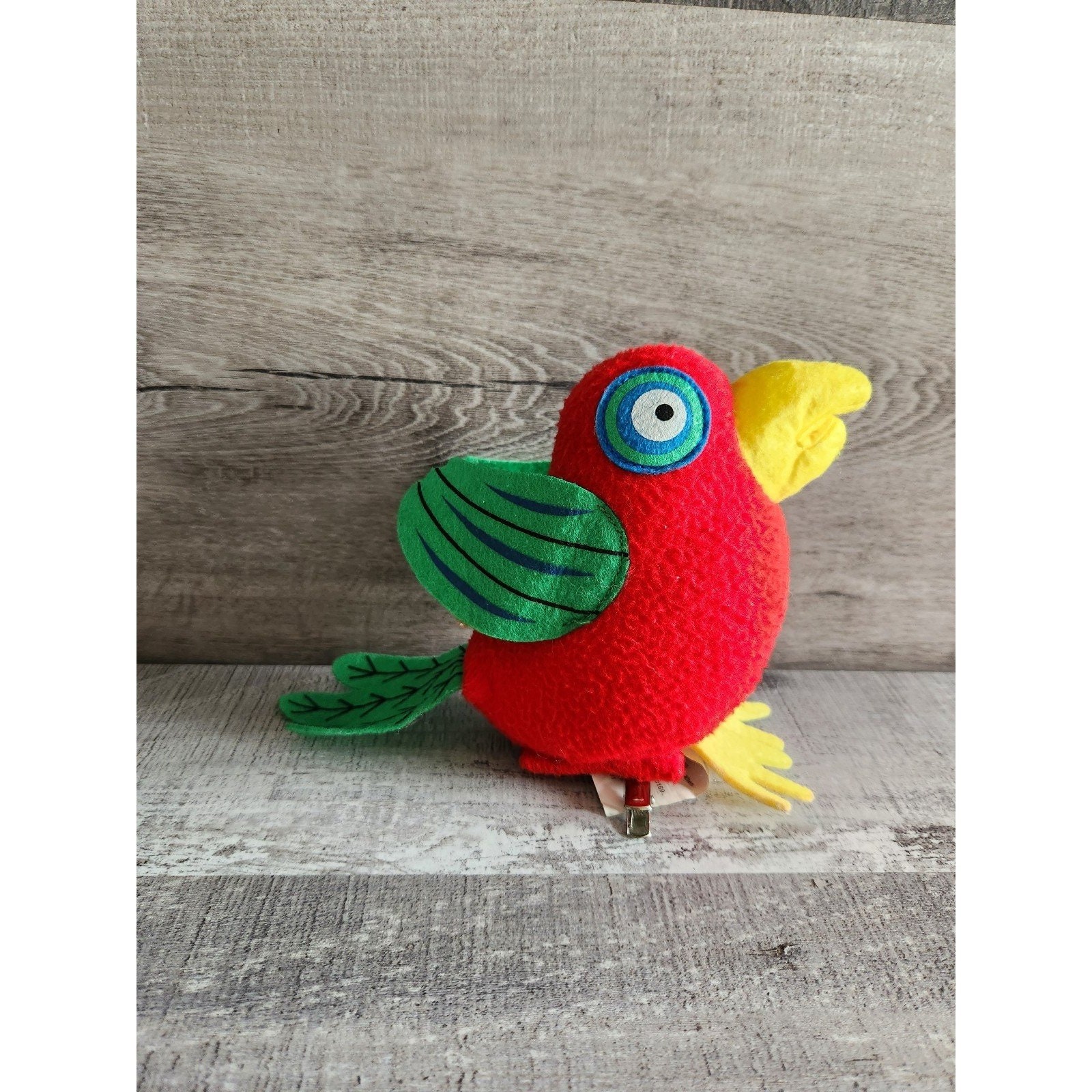 Parrot Stuffed Animal Plush Clip on Toy - Etsy