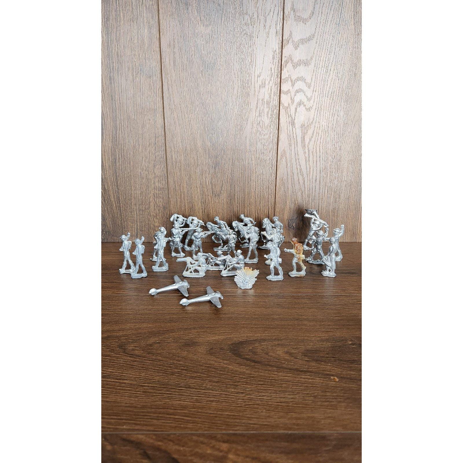 Lead Soldiers Lot Cast Military Toys Unpainted WW1 Antique War Toy ...