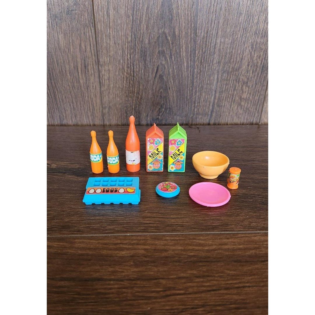Vintage Mattel Barbie Food Accessories 1970s Kitchen Play Pieces Lot 1B ...