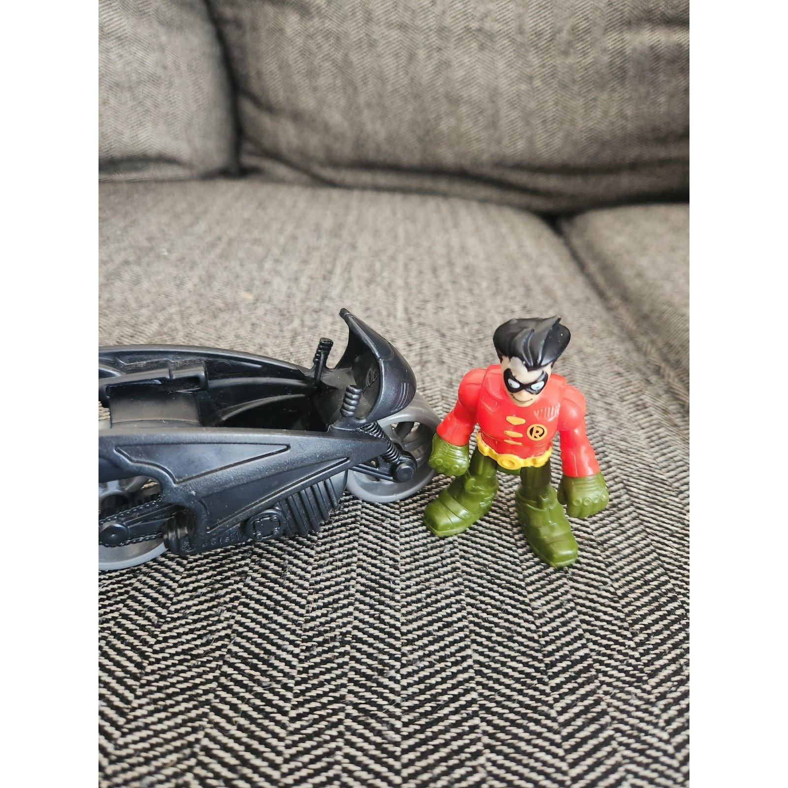 2011 Imaginext Batman Batcycle With Batman and Robin - Etsy
