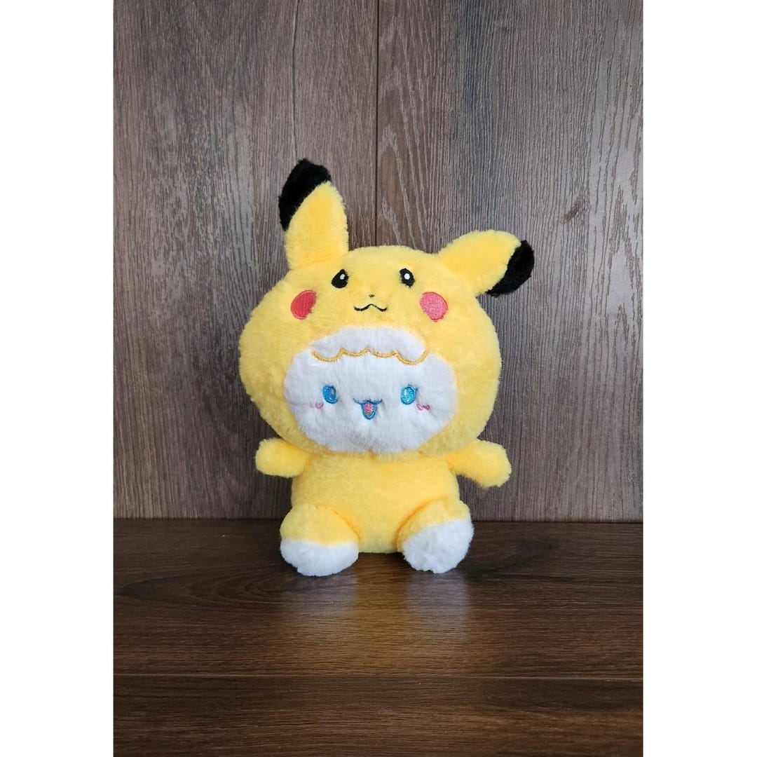 Sanrio Pikaroll Cinnamoroll Pikachu Costume Kawaii Plush Stuffed Animal ...