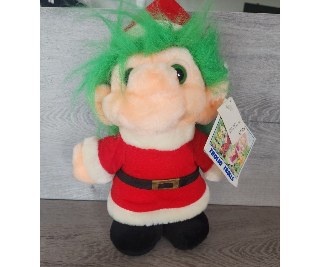 1992 Trolio Troll Doll Santa Christmas - Etsy