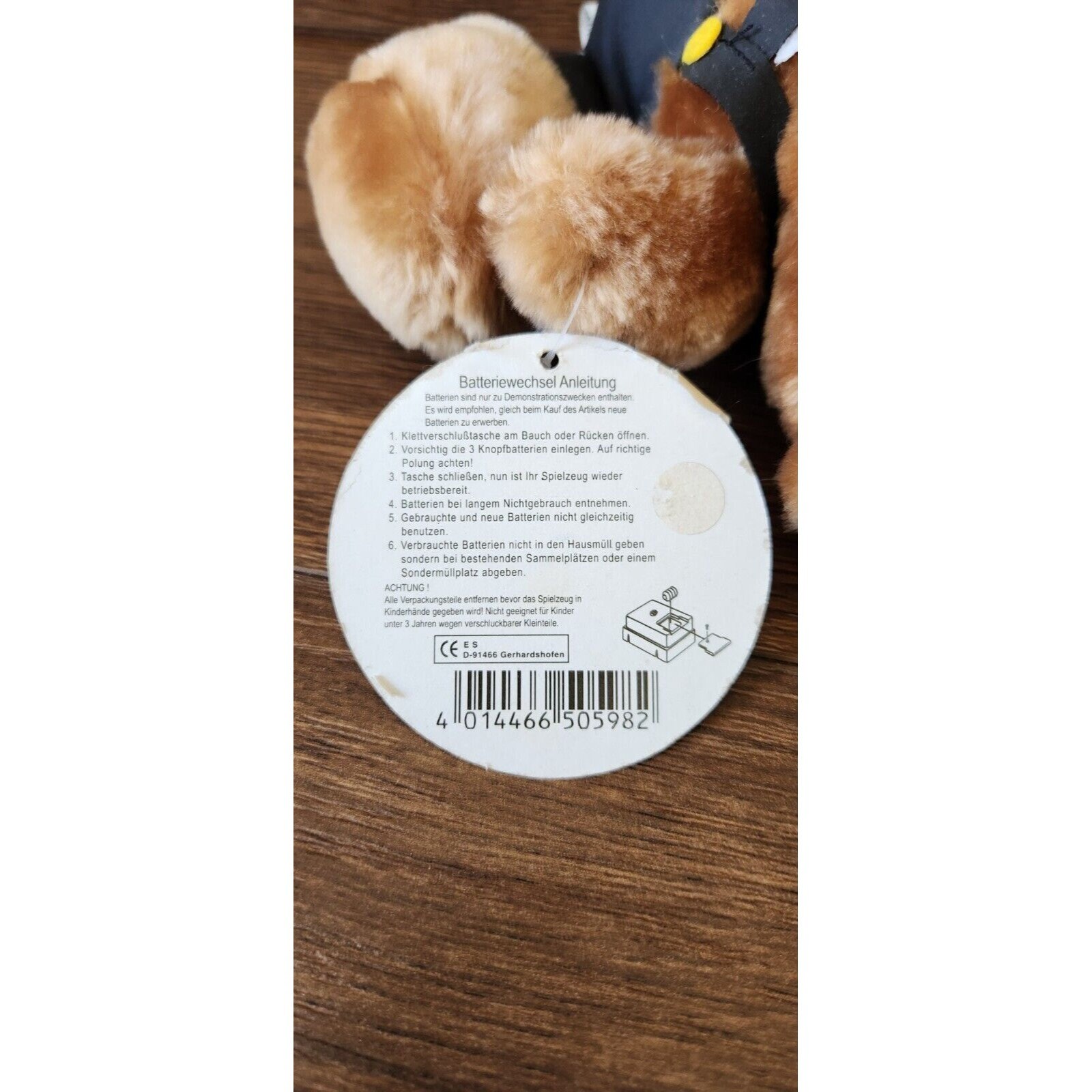 Vintage Austrian Yodeling Teddy Bear European Functional Singing ...