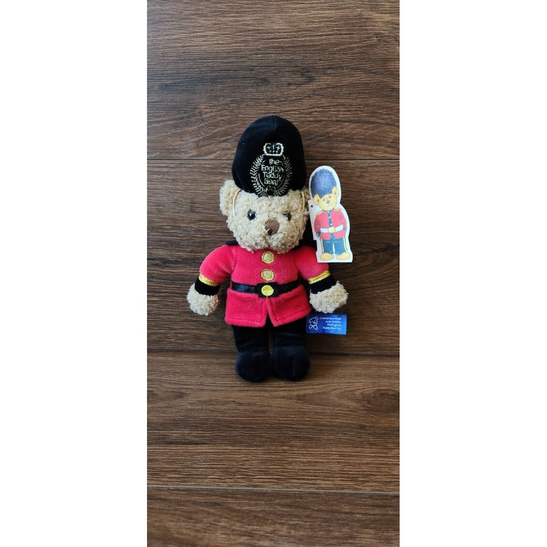 The English Teddy Bear Co. Standing Guardsman Plush Bear 9 Inches - Etsy