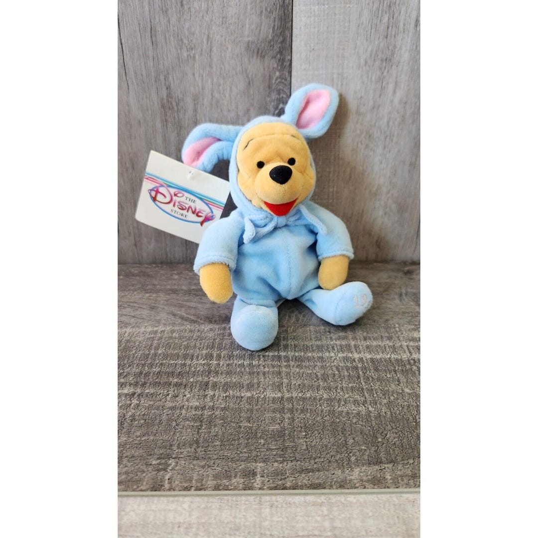 8" Brand New Disney Store Plush Beanie - Winnie Pooh Easter Bunny Toy ...