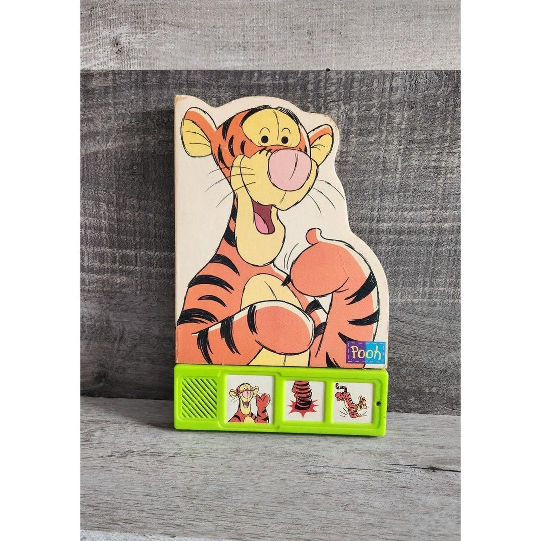 Vintage Disney Winnie the Pooh First Play A Sound Tigger Talking Baby ...