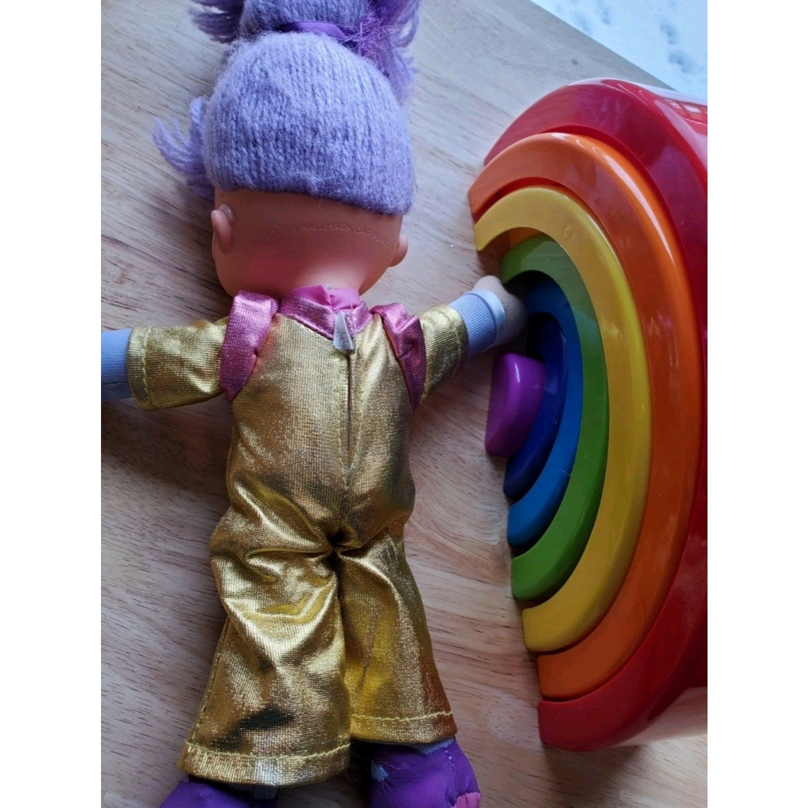 VTG 1983 Mattel Hallmark Rainbow Brite Shy Violet Purple Color Kid 11 ...