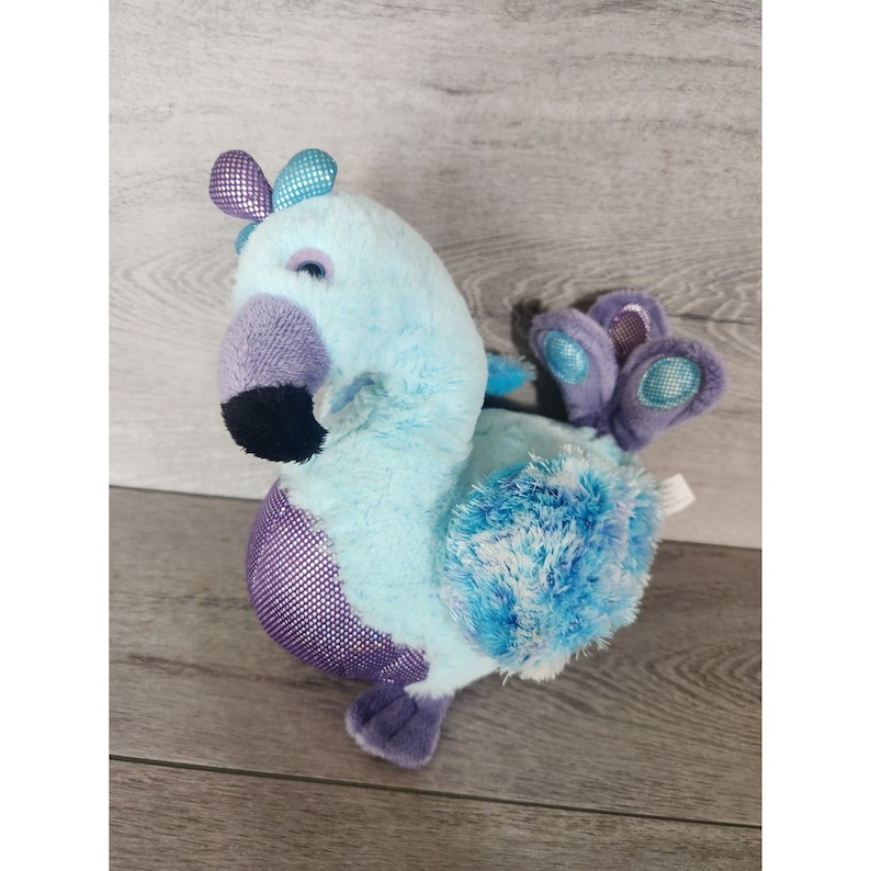 Blue Peacock Bird WEBKINZ Ganz Plush - Etsy