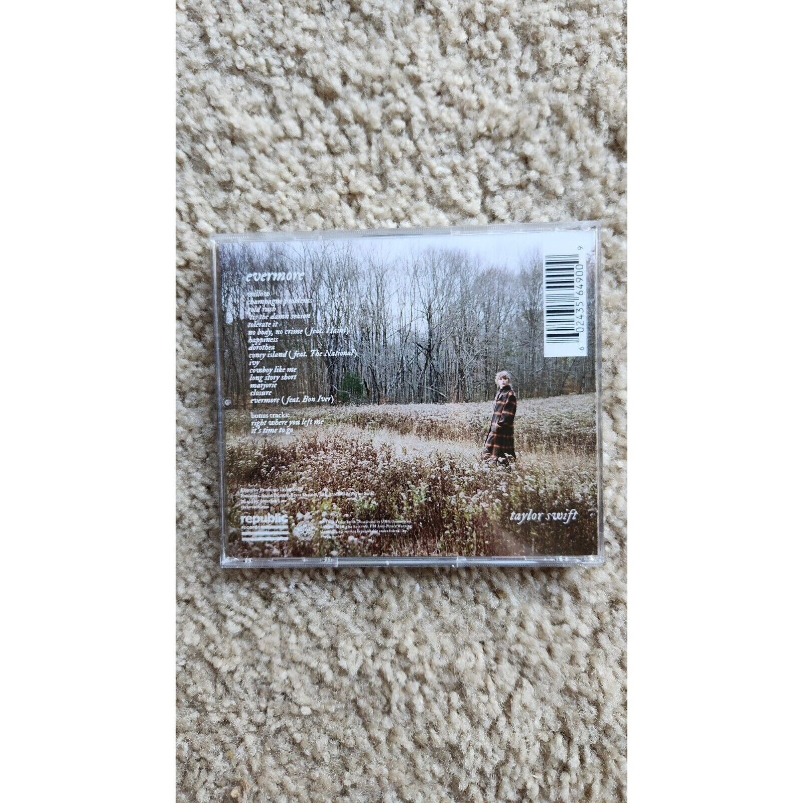 Taylor Swift Evermore CD Album - Etsy