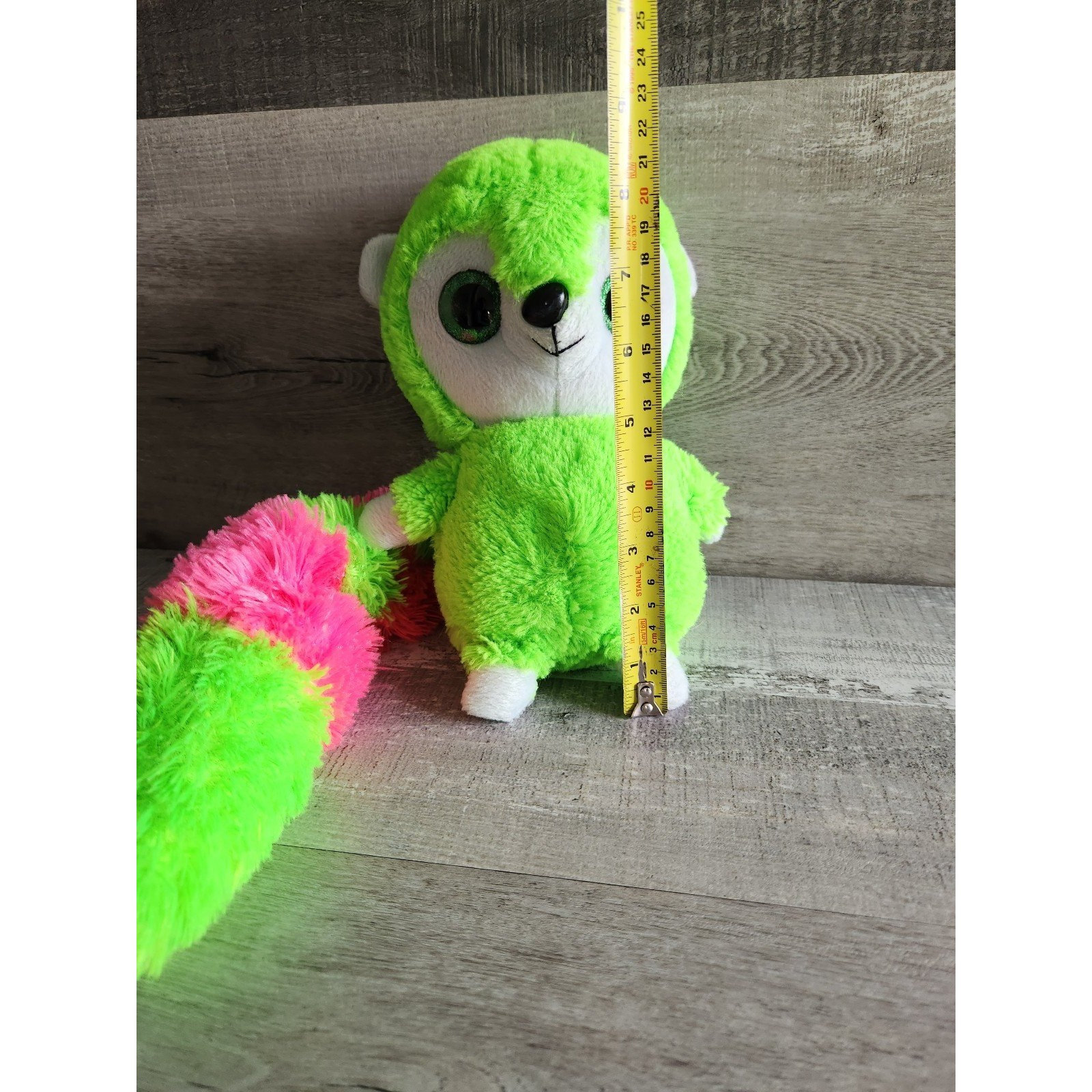 Neon Green Lemur Plush Stuffed Animal - Etsy
