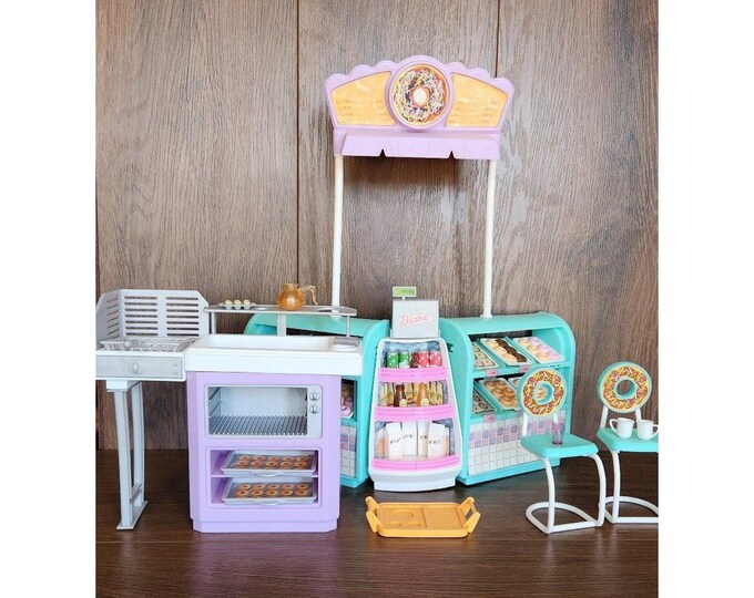 Vintage 2002 Mattel Barbie Donut Shop #47899 Bakery Doll Play Set - Etsy