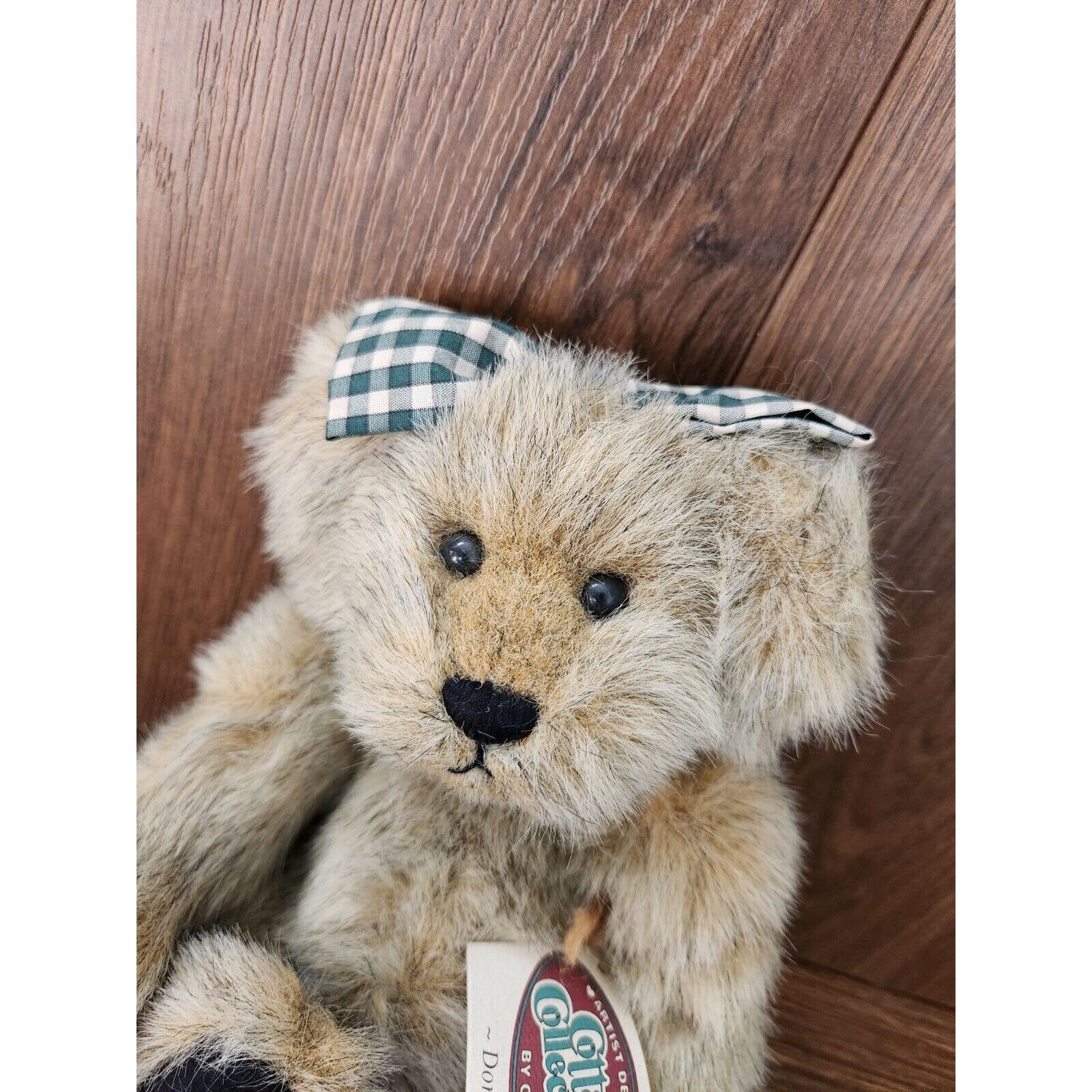 Vintage Cottage Collectibles by Ganz Plush Bear dorothy 1997 Green ...