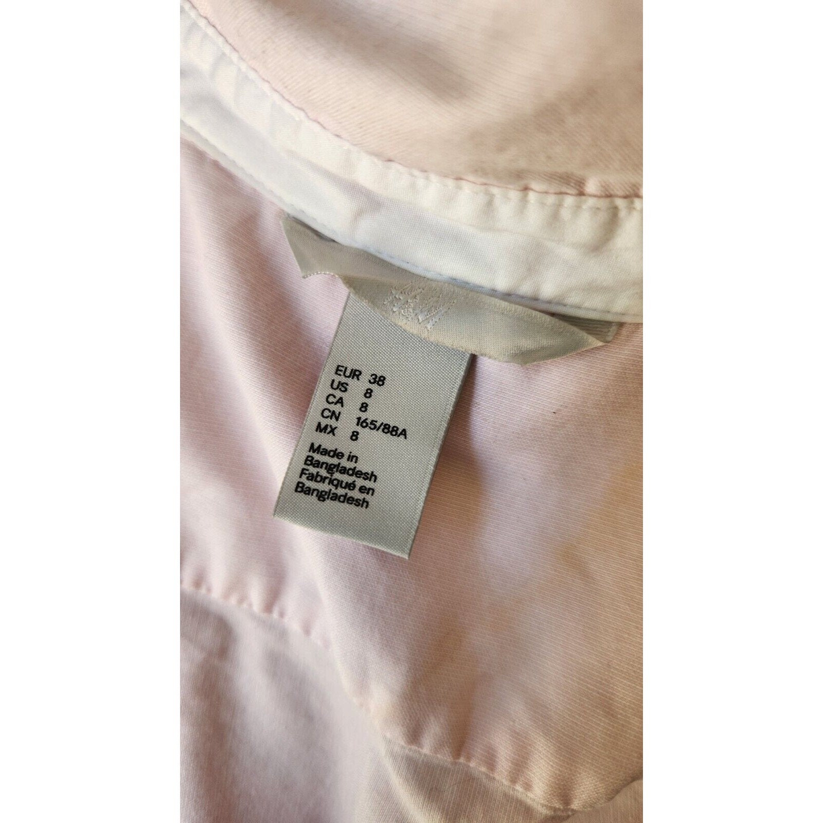 Vintage H&M Light Pink Button Blouse Light Academia Professional Top - Etsy