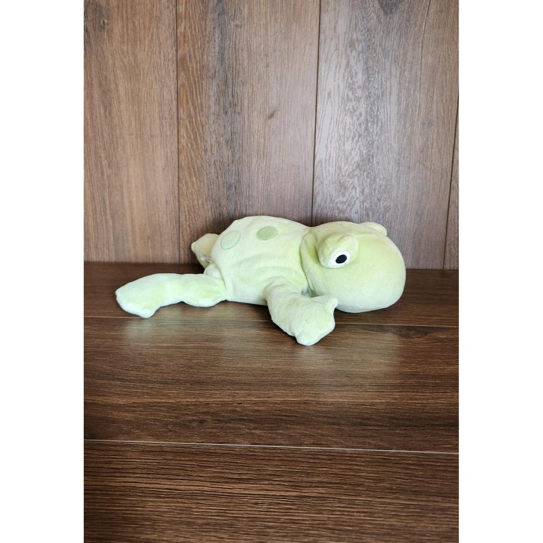 Vintage Gymboree Frog Ribbit Plush Baby Toy 2004 Stuffed Animal Green ...