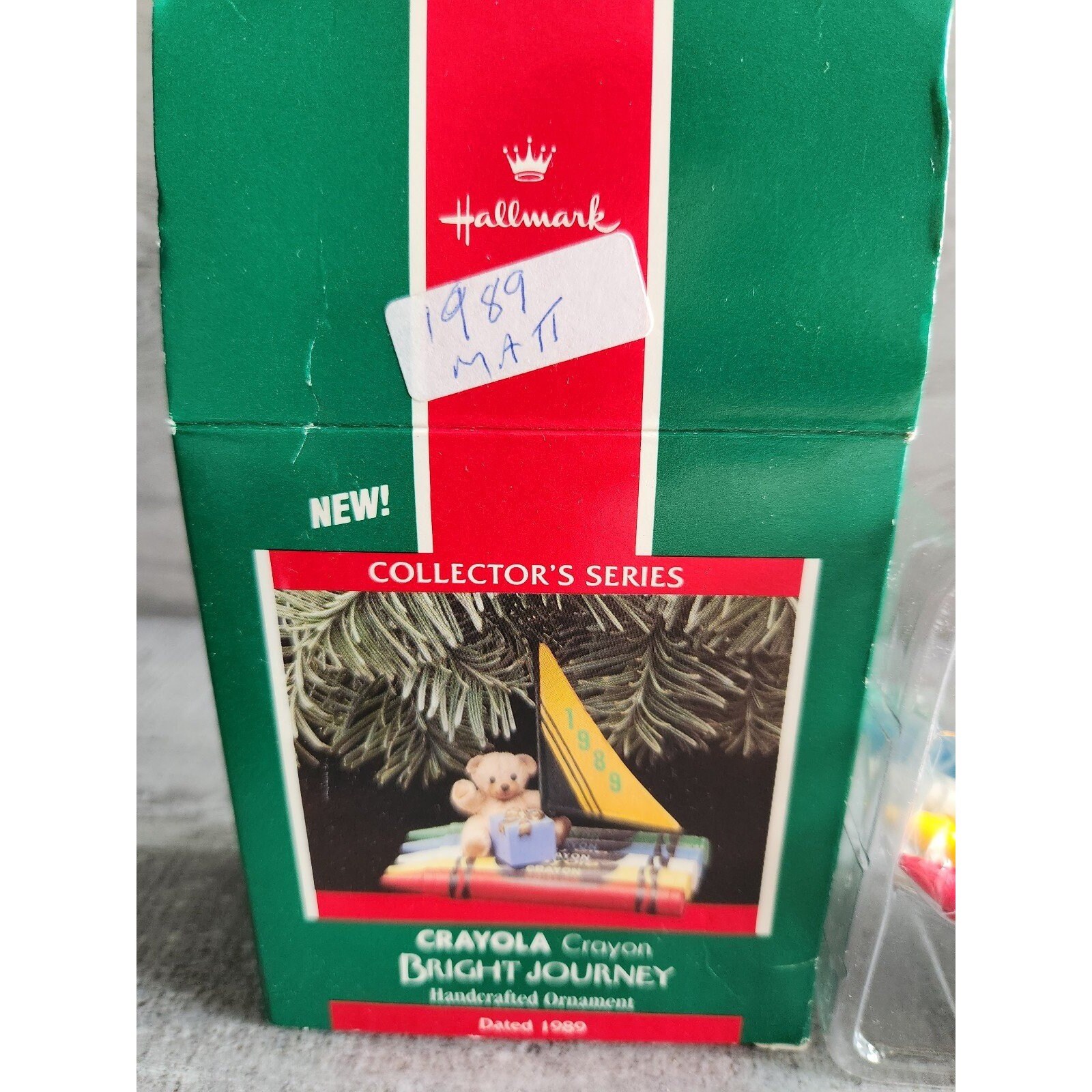 Vintage Hallmark Crayola Crayon Bright Journey Christmas Ornament ...