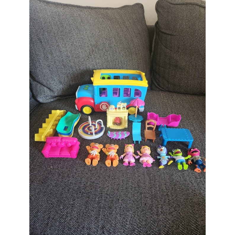 Muppet Babies Bus, Posable Figures, Accessories - Etsy UK