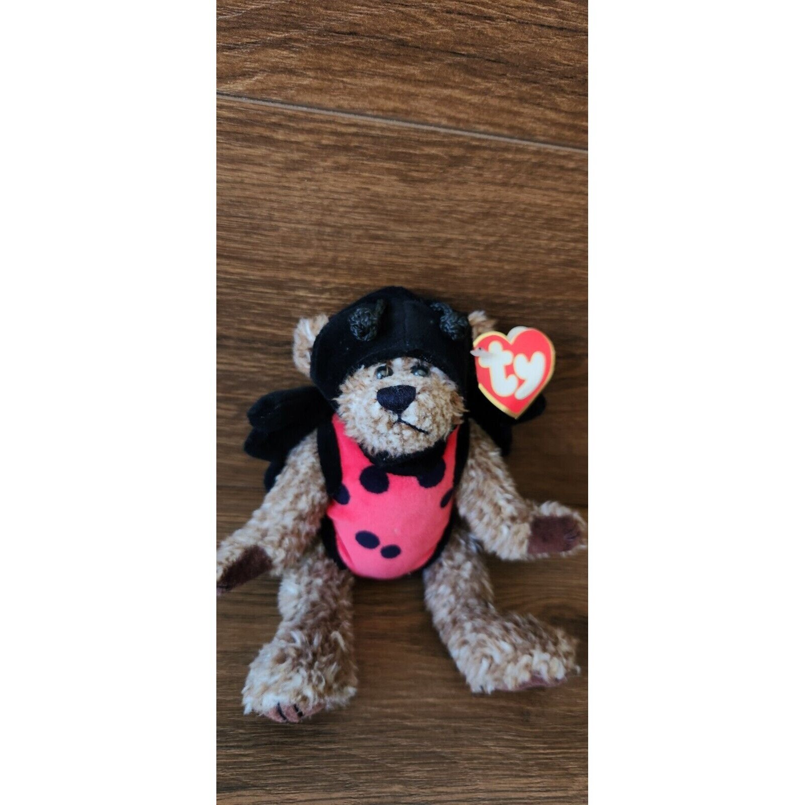 Ty Beanie Baby-bugsy the Ladybug Bear Plush Damaged - Etsy