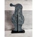Hand Painted Metal Santa Standing Figurine 11.5" Christmas Decoration ...