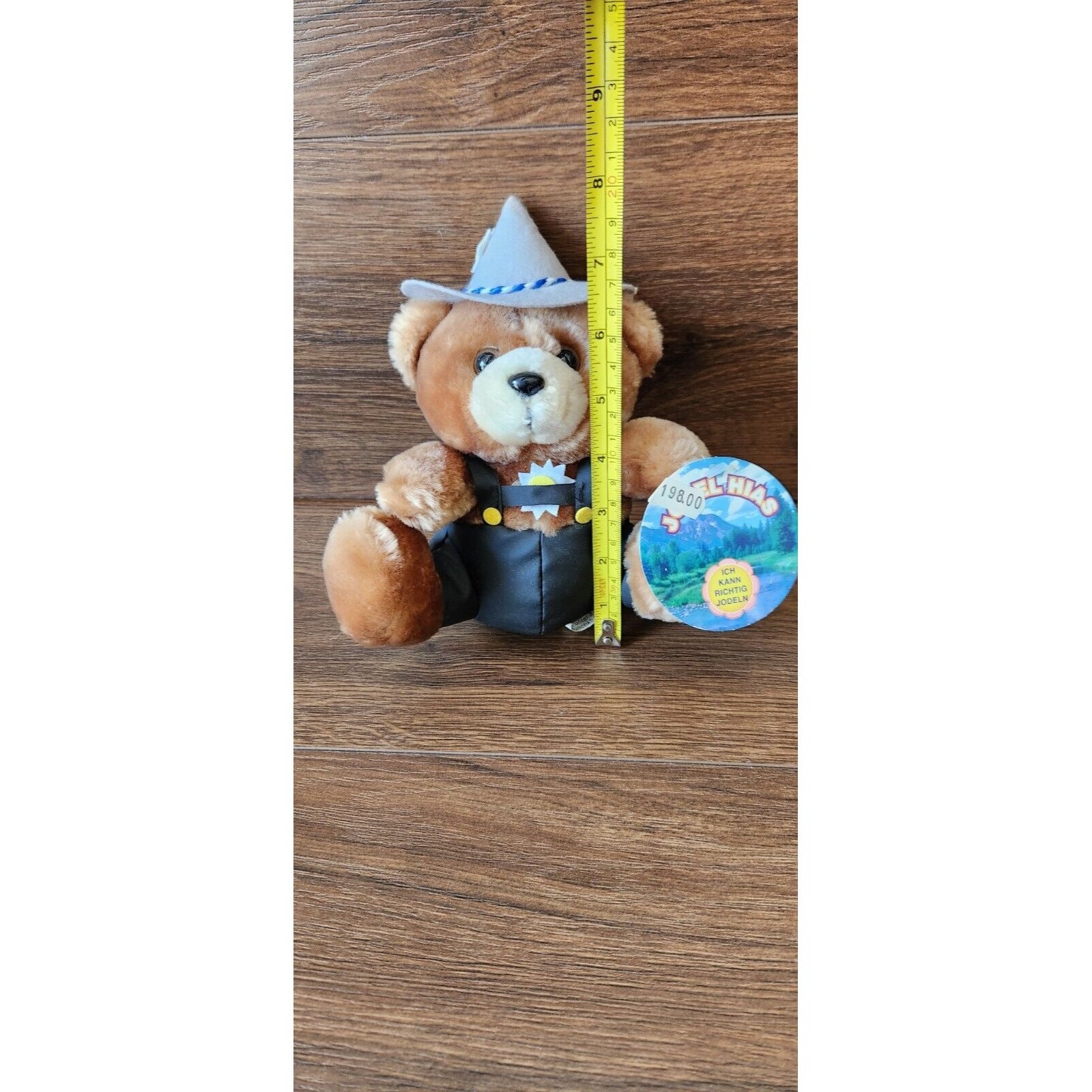 Vintage Austrian Yodeling Teddy Bear European Functional Singing ...