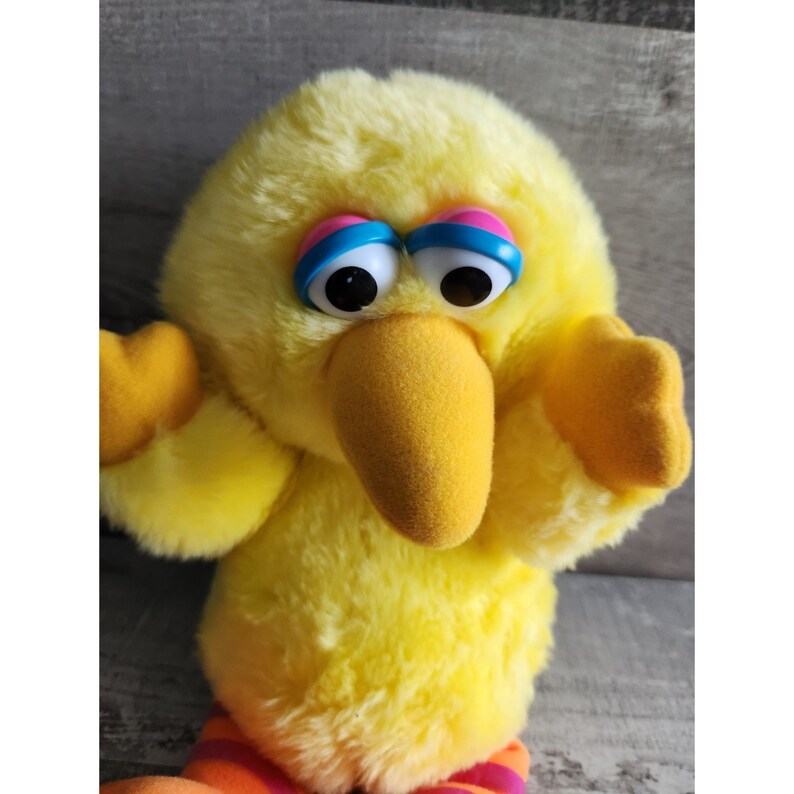 Hasbro Softies Big Bird Plush Cute Sesame Street Character - Etsy