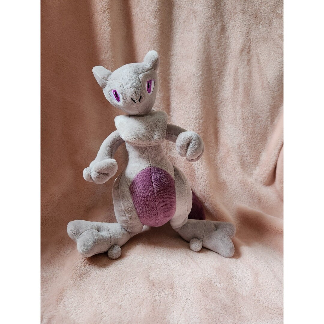 Mewtwo Plush Stuffed Animal Nintendo Pokemon - Etsy