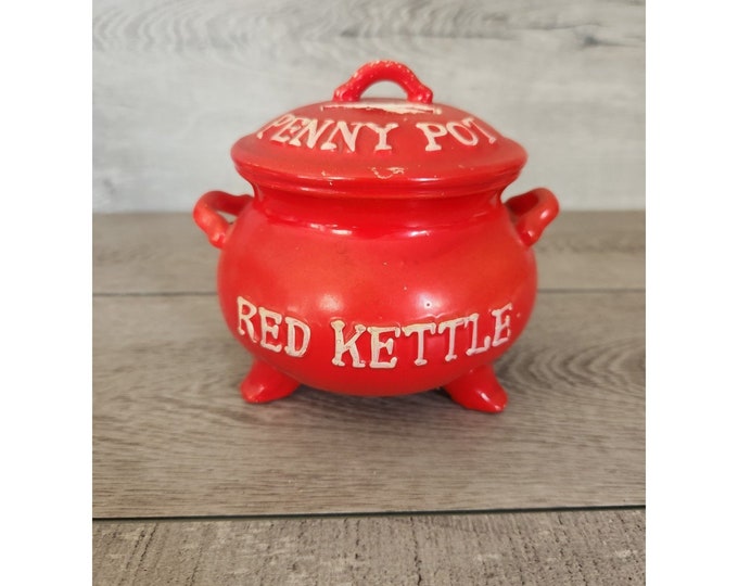 Vintage Lego Penny Pot Red Kettle Antique Piece - Etsy