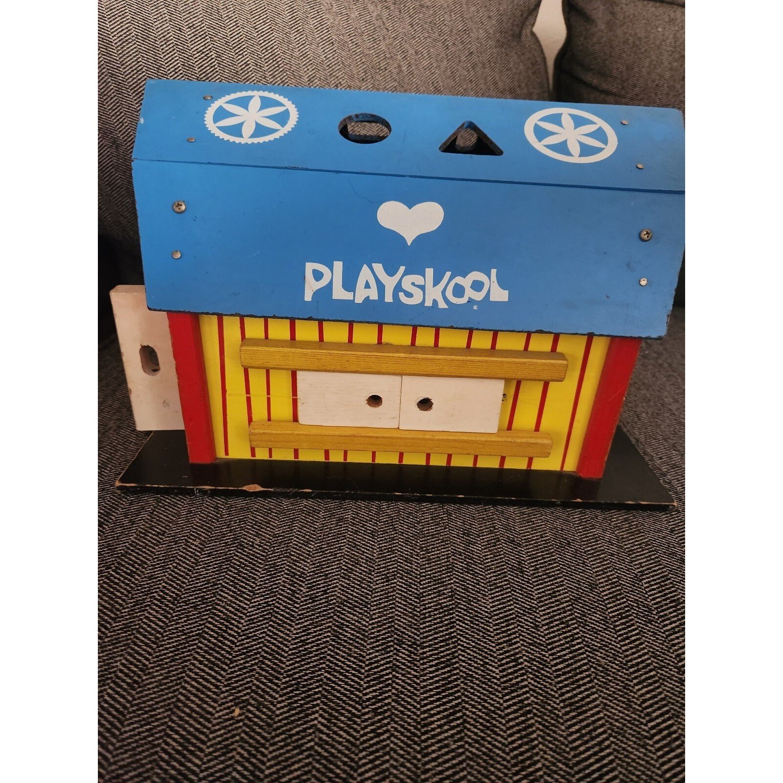 Vintage 1960s Toy Playskool Wooden Lock up Barn Learn and Play - Etsy