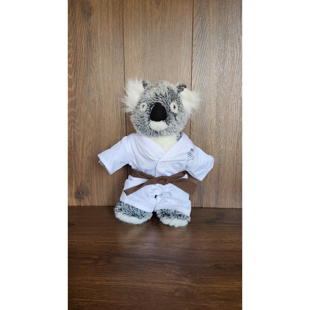 Build A Bear Workshop Plush Martial Arts Koala Bear Brown Belt Karate ...