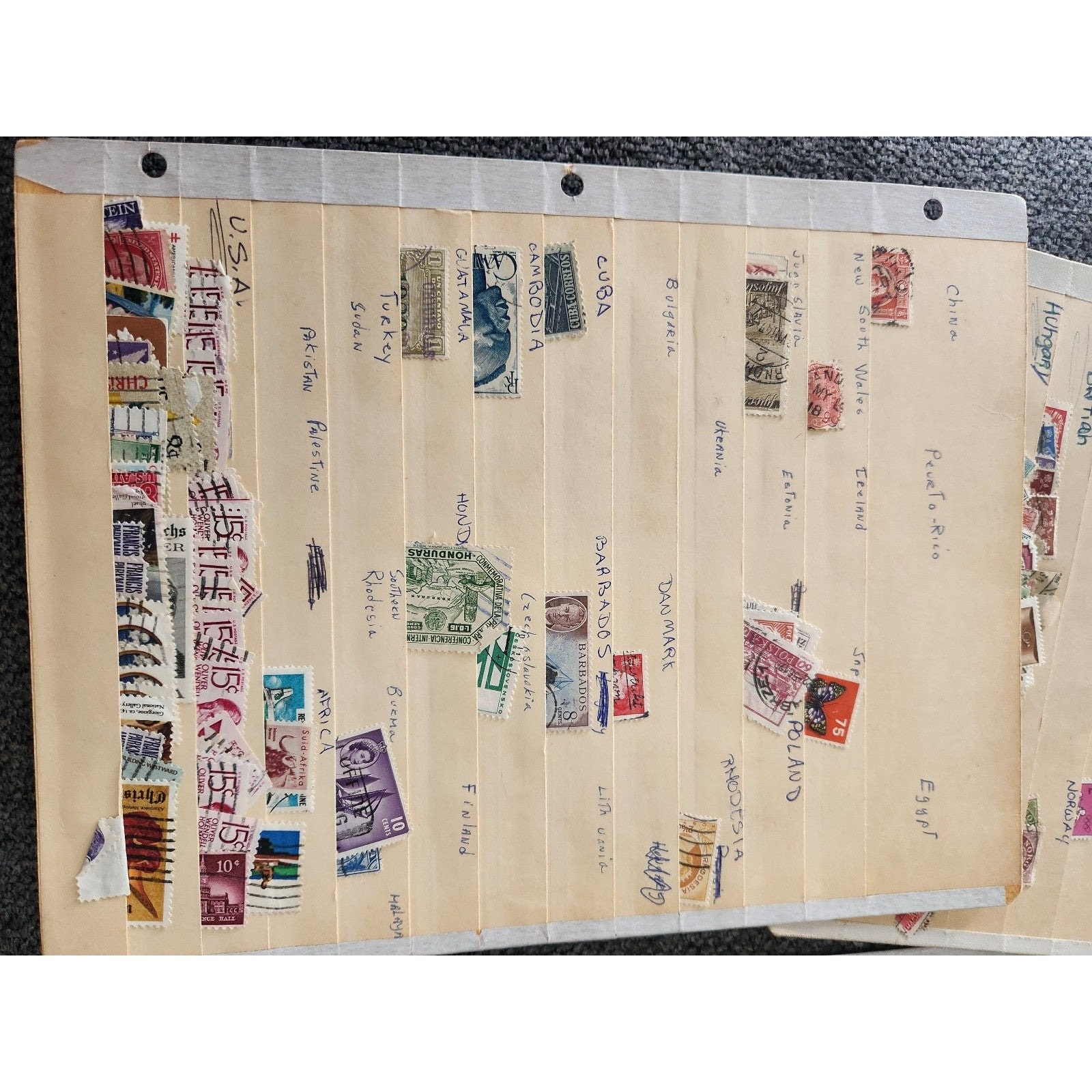 Stamps From Around the World- Postage Stamp Personal Collection - Etsy UK