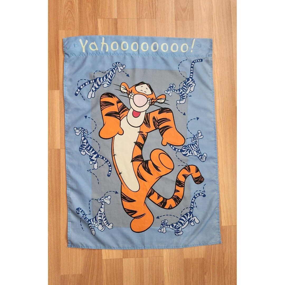 Vintage Disney Winnie the Pooh Tigger Yahoo Blue Outdoor Yard Garden ...
