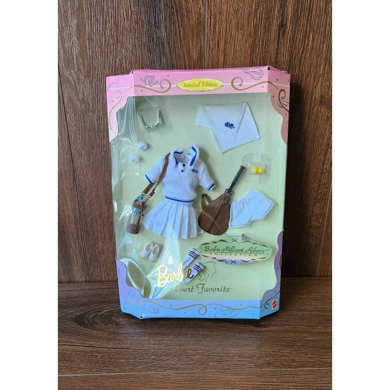 1997 Barbie Millicent Roberts Collection Court Favorite Tennis Set ...