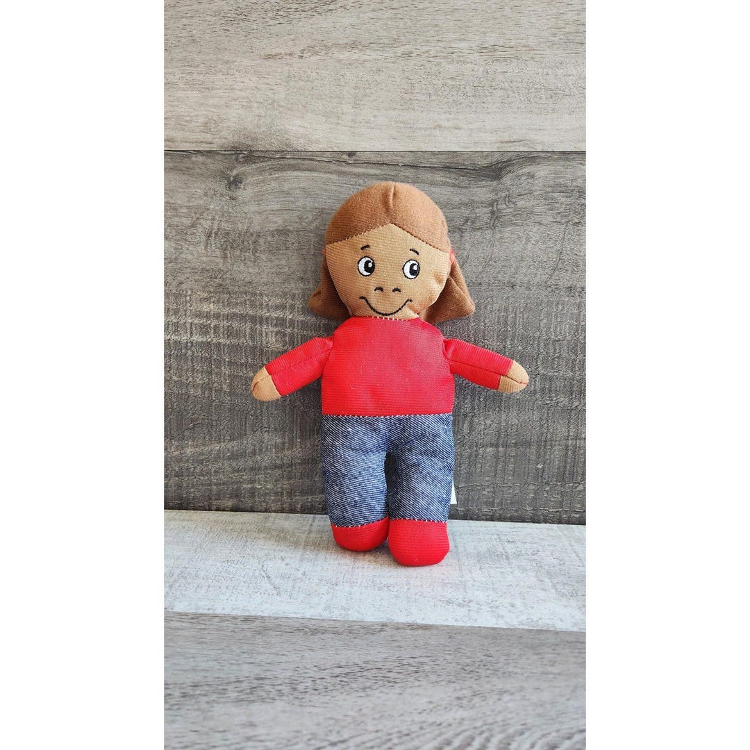 PBS Kids Francine Stuffed Plush Doll Lovey Character Aardvark 8" - Etsy