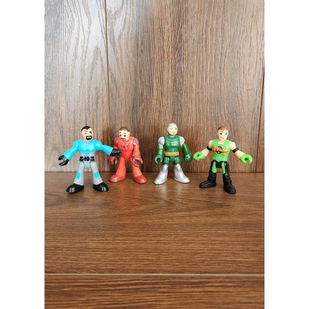 Fisher Price Imaginext Castle Red Knight Jurassic World Figurine Bundle ...