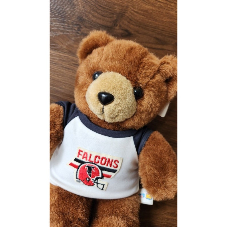 Atlanta Falcons Stuffed Teddy Bear 1992 Logo Plush Tags NFL Vintage - Etsy