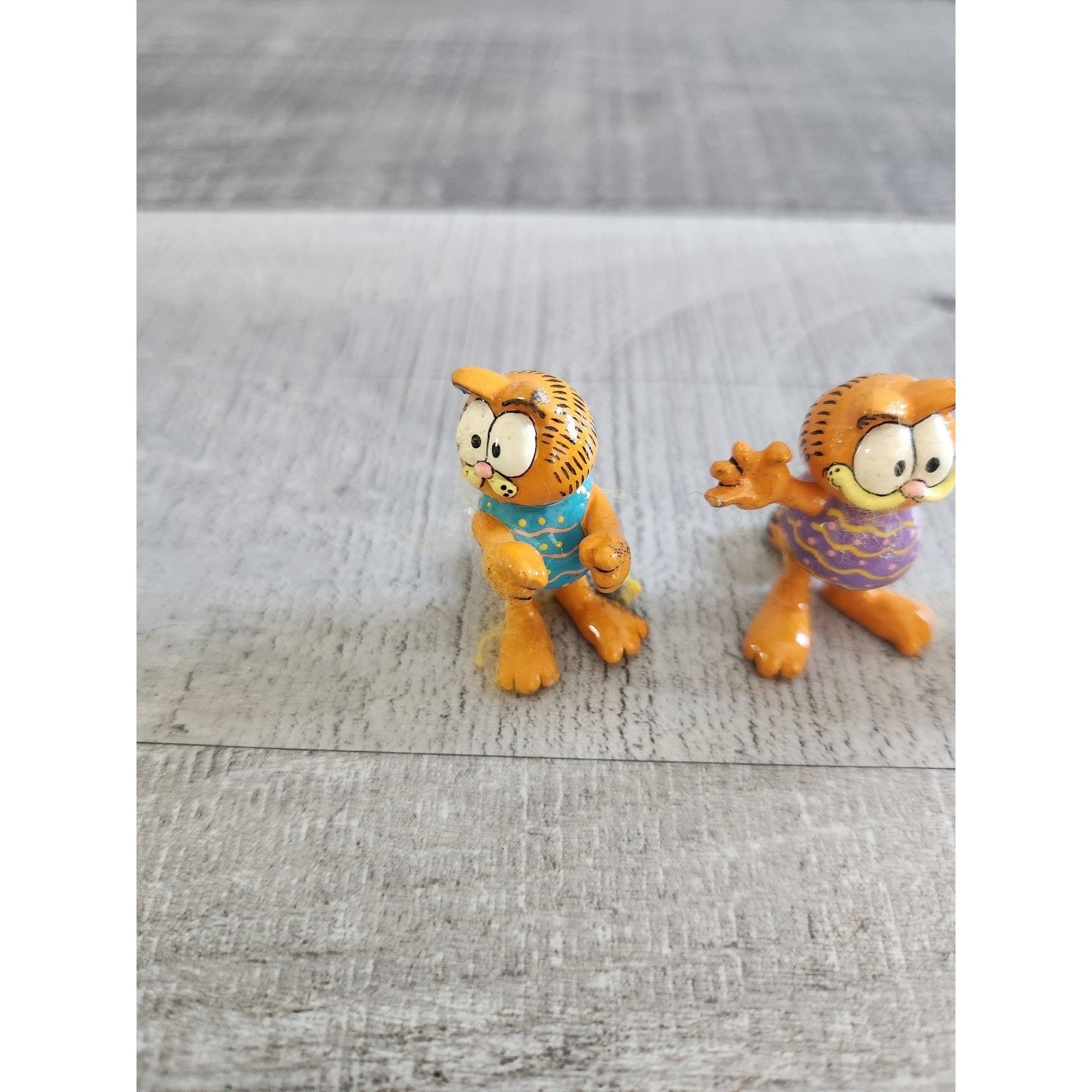Vintage PVC Garfield Cake Topper Easter Egg Plastic Toys - Etsy