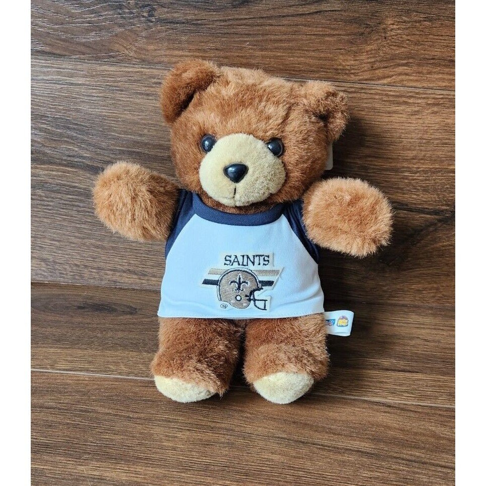 Vintage Sports Stuff New Orleans NFL Saints Stuffed Teddy Bear 1992 ...