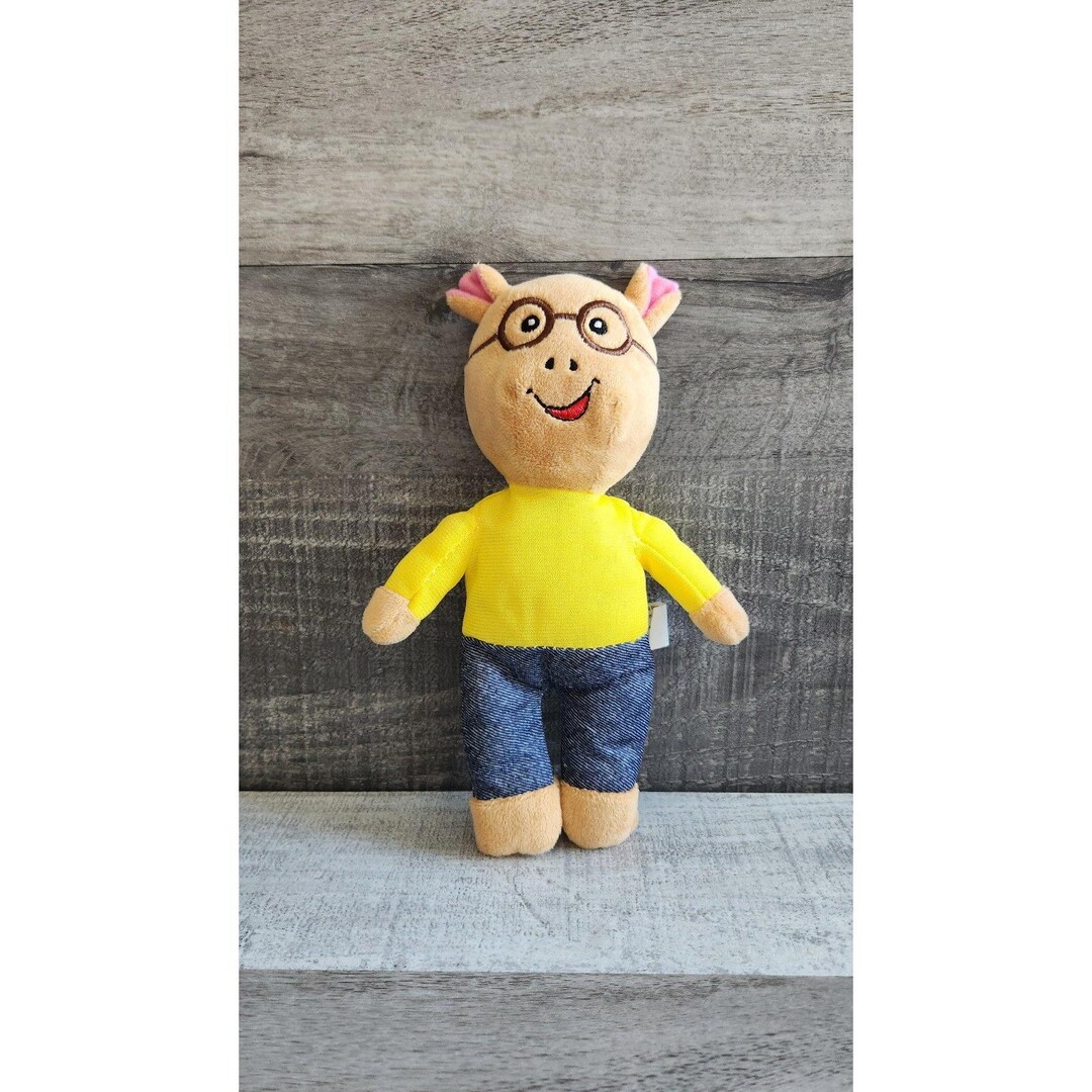 PBS Kids Arthur Stuffed Plush Doll Lovey Character Aardvark 8" - Etsy