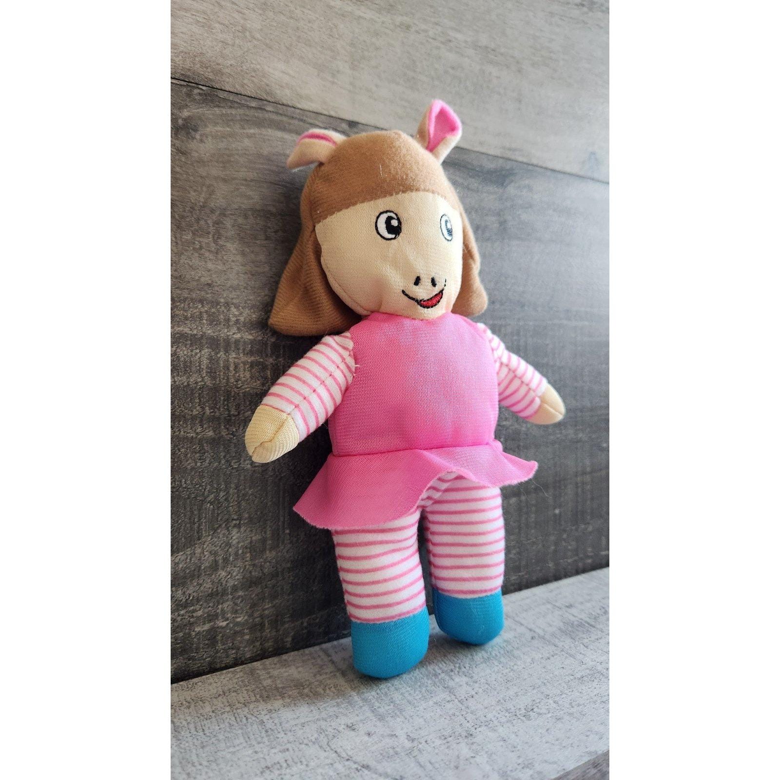 PBS Kids Dora Winifred Stuffed Plush Doll Lovey Character Aardvark 8 ...