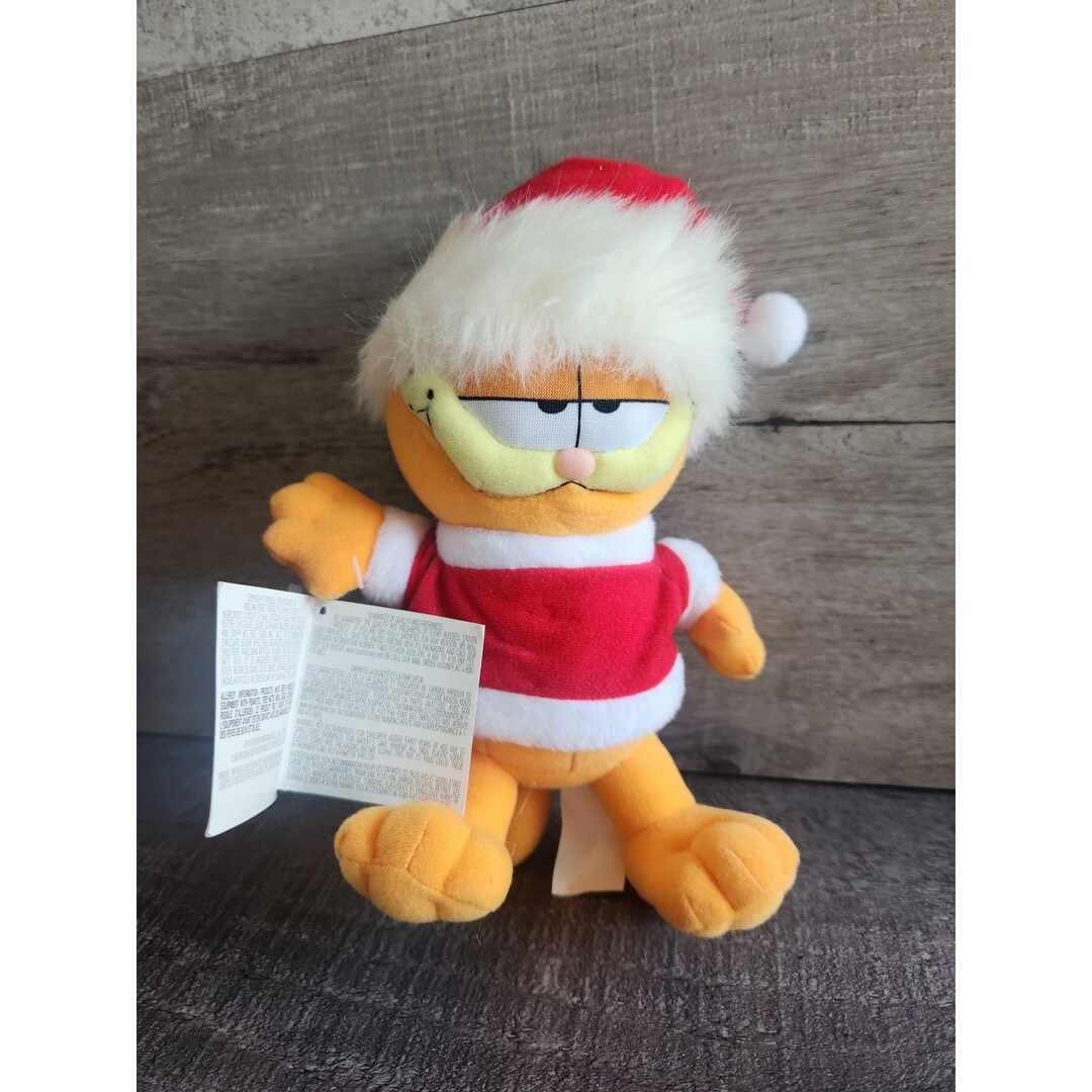 Russell Stover Vintage Garfield Santa Christmas Plush Stuffed Animal - Etsy