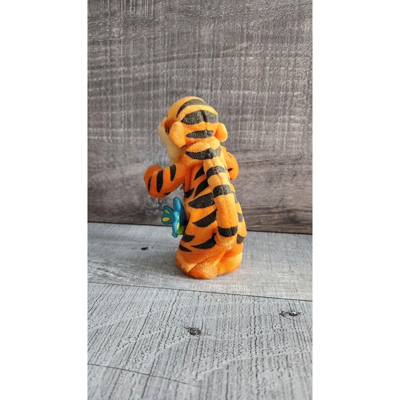 Vintage 2001 Disney Wind up Tigger Plush Stuffed Animal Winnie the Pooh ...