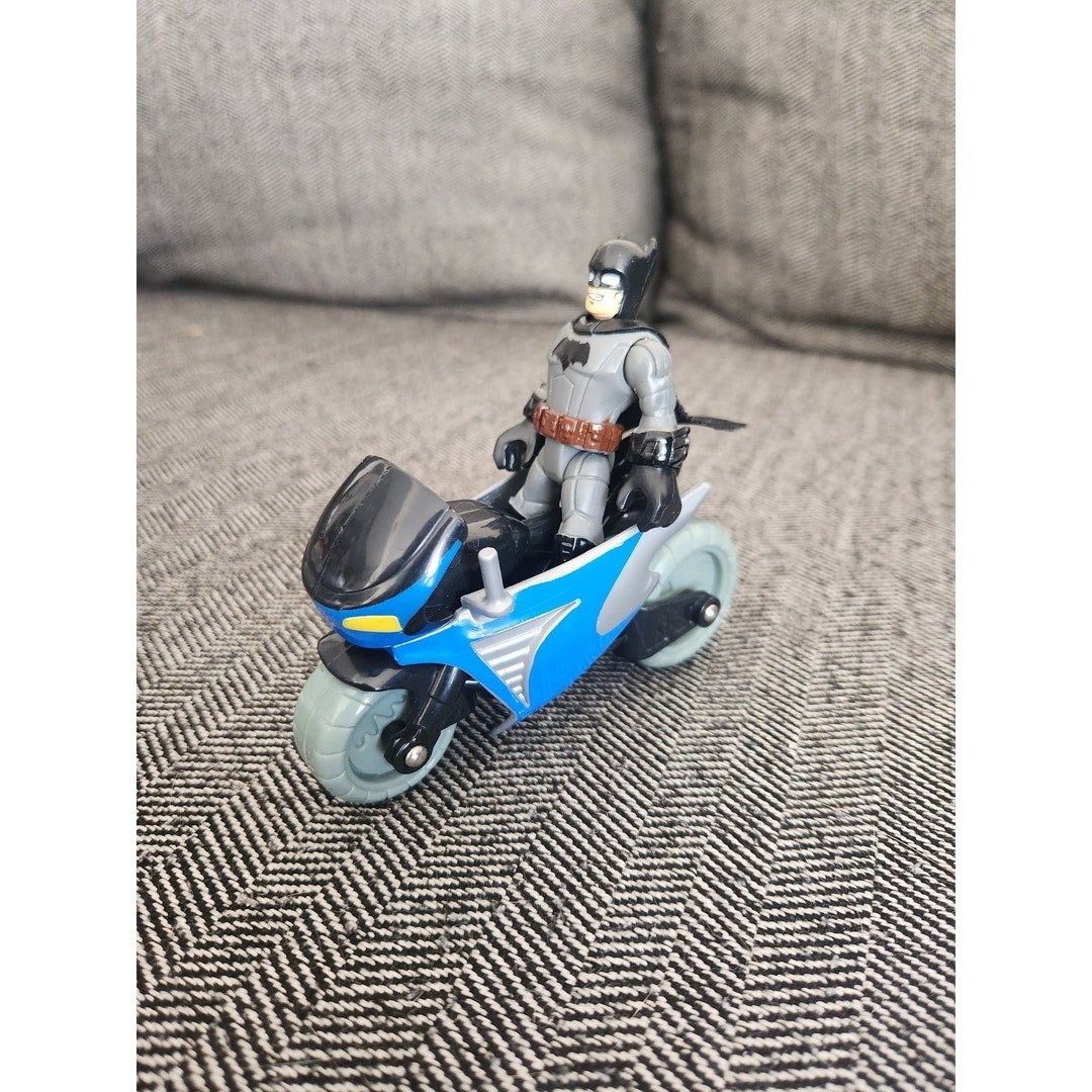 2009 Fisher-price Imaginext DC Super Friends: Blue Batcycle - Batman ...