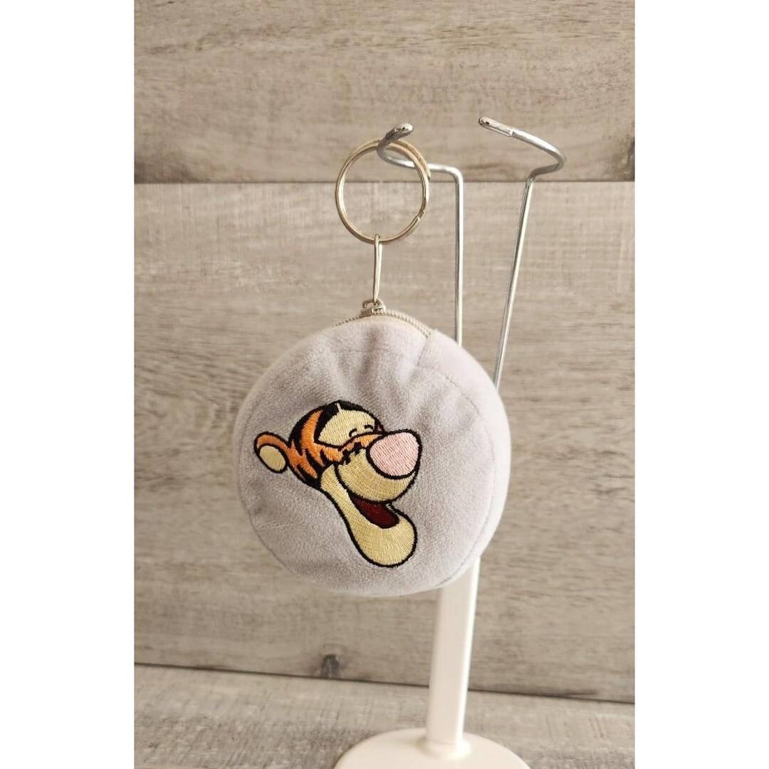 Vintage Winnie the Pooh Tigger Gray Coin Change Purse Zip up Bag - Etsy