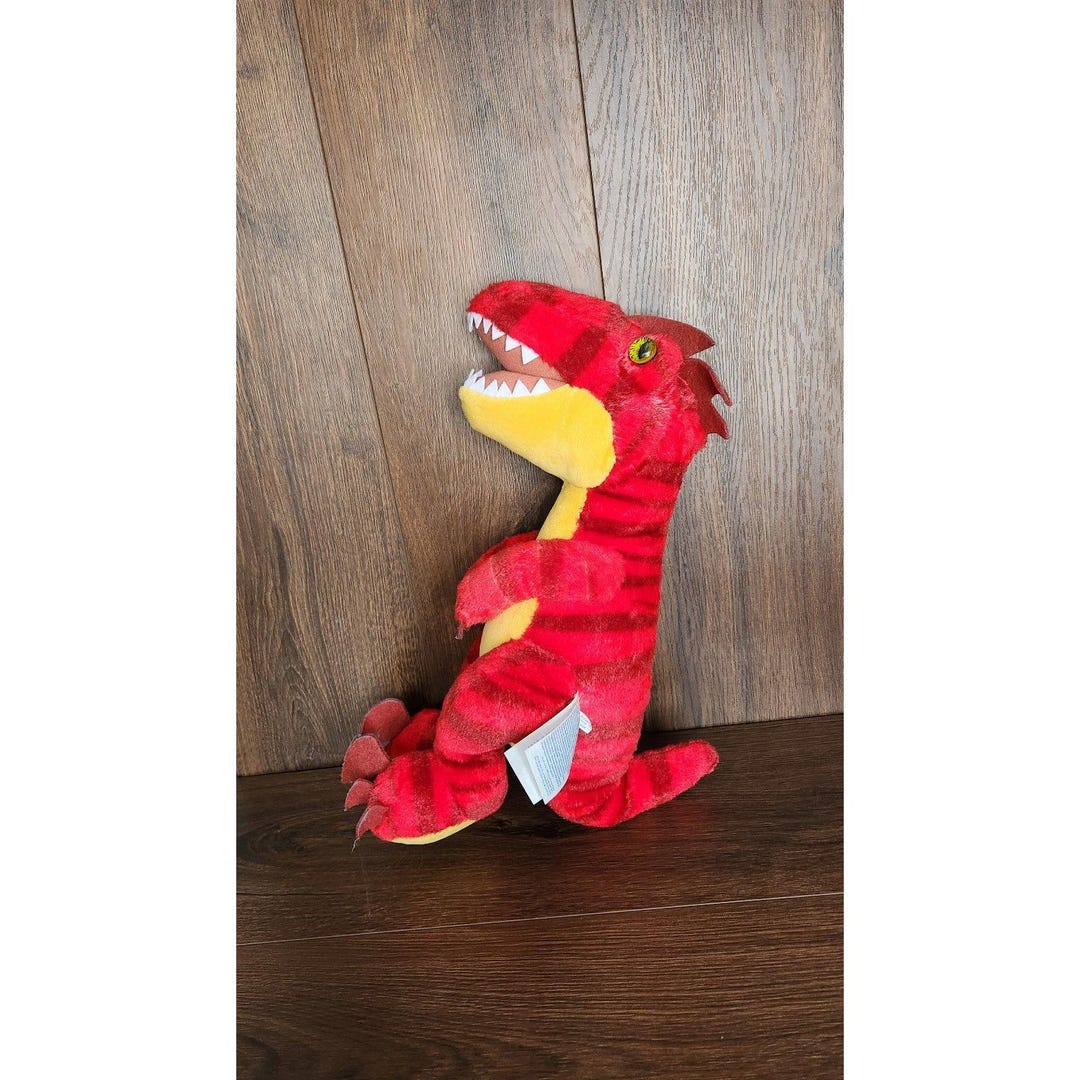 Build a Bear Red Raptor Dinosaur Dino Stuffed Animal Plush Toy - Etsy