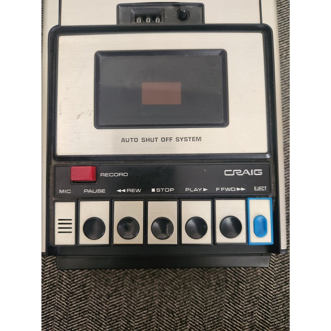 Vintage Craig Model 2636 Cassette Recorder - Etsy
