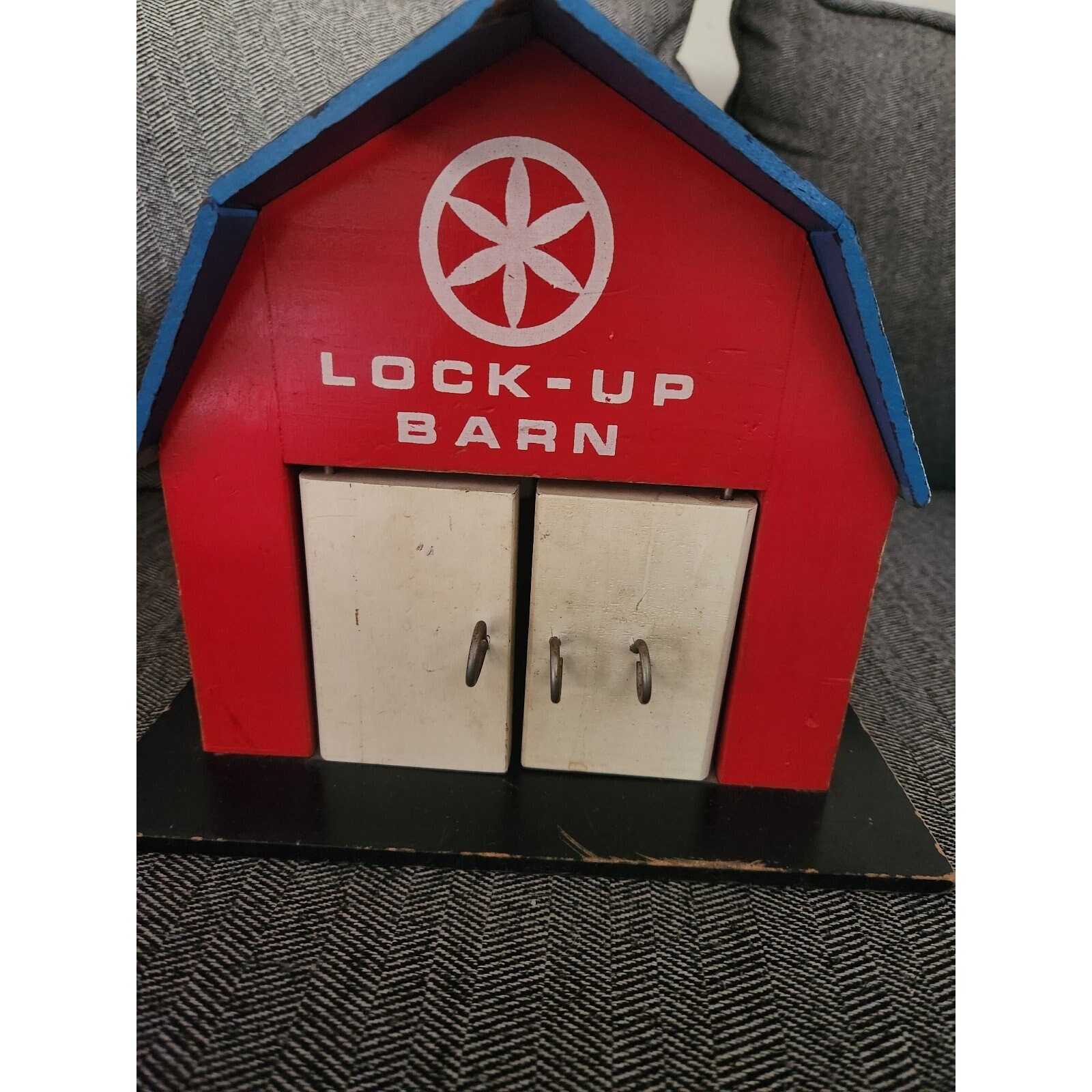 Vintage 1960s Toy Playskool Wooden Lock up Barn Learn and Play - Etsy