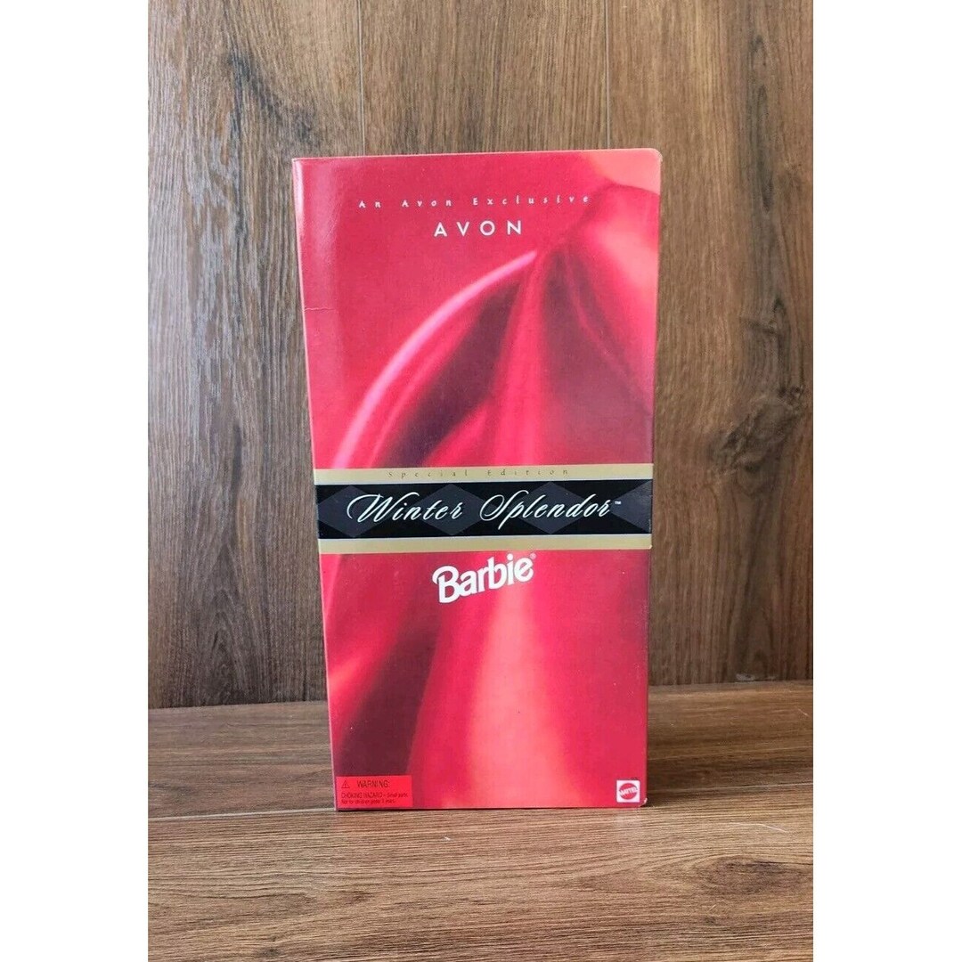 1998 Winter Splendor Barbie Doll Avon Exclusive Special Edition Mattel ...