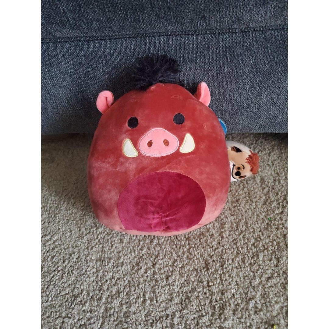 Squishmallow Disney Lion King Pumbaa and Timon 12" Plush Stuffed Animal ...