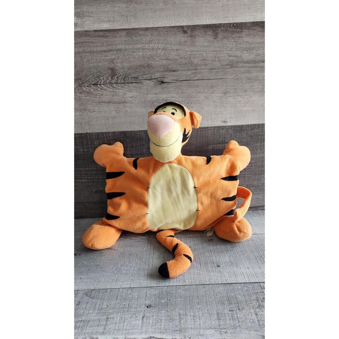 Vintage Disney Tigger Pillow Pet Roll up Hug Plush Stuffed Animal - Etsy